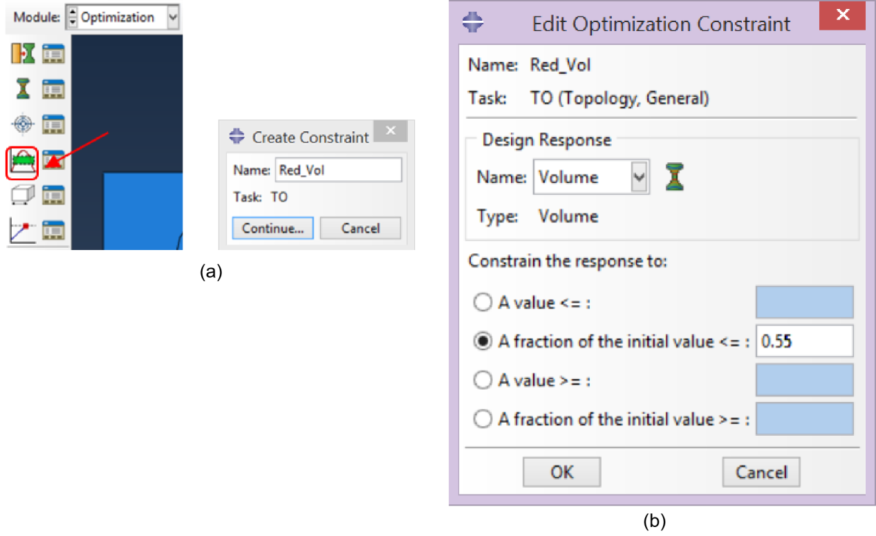 Finite element modelling with ABAQUS and TOSCA for topology ...