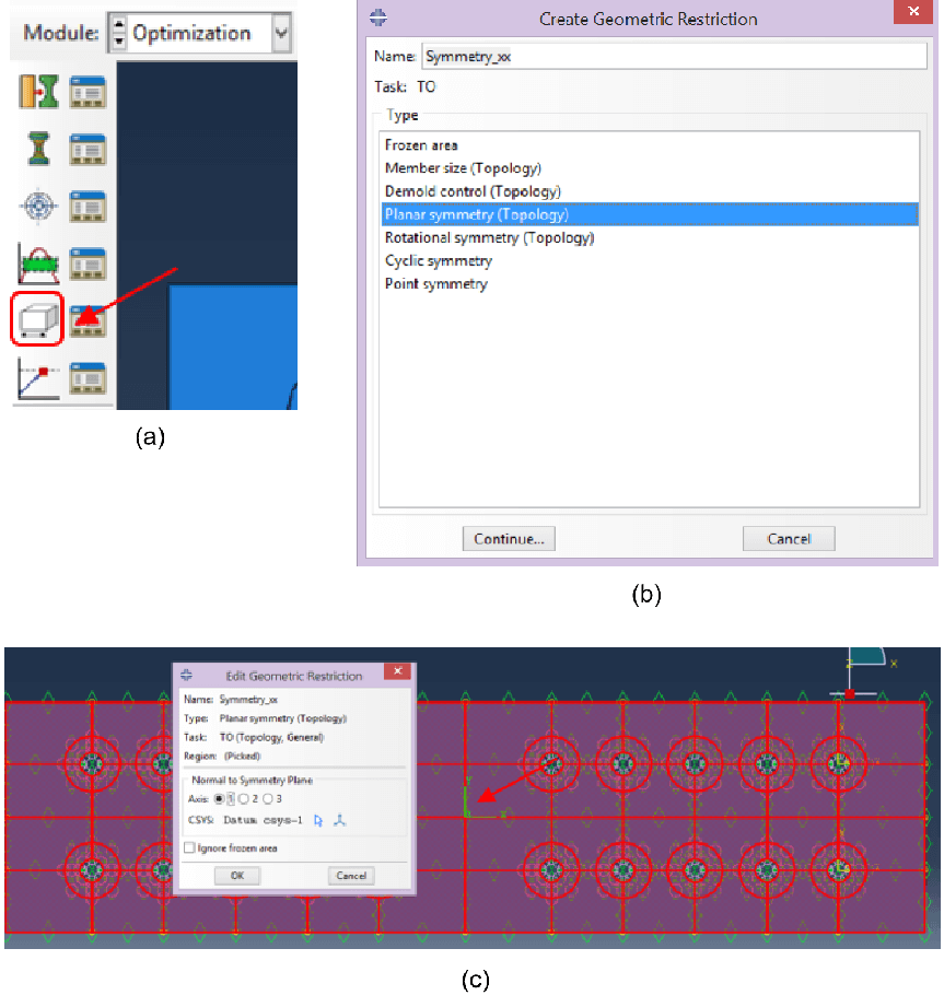 Finite element modelling with ABAQUS and TOSCA for topology ...