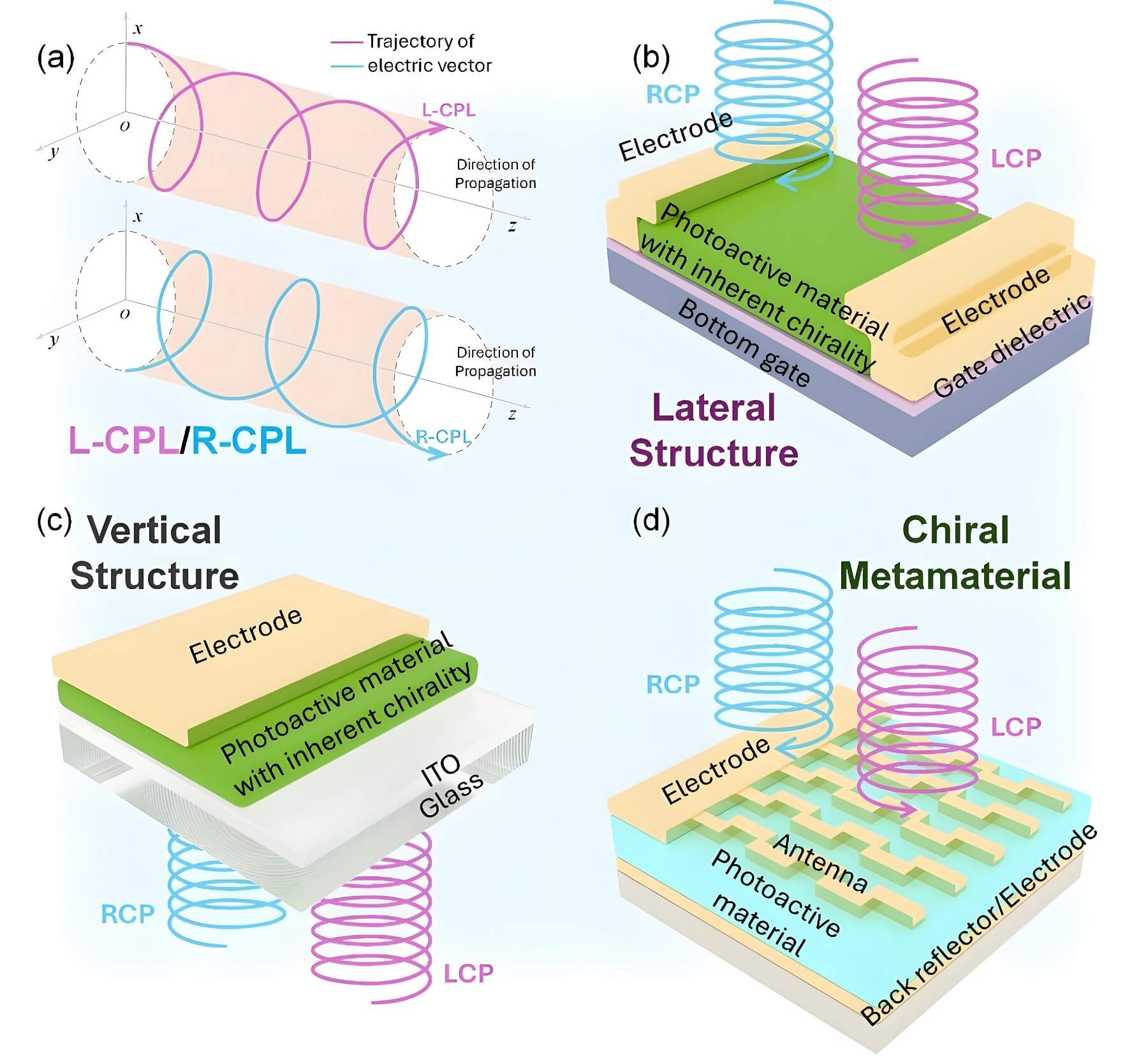 Materials innovation for circularly polarized photodetectors